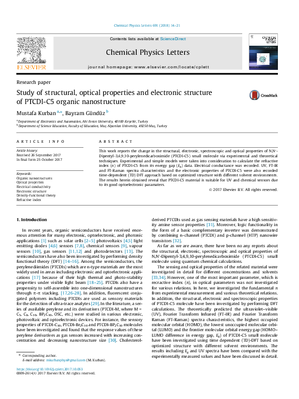 (PDF) Study of structural, optical properties and electronic structure ...