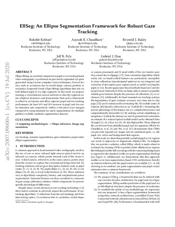 (PDF) EllSeg: An Ellipse Segmentation Framework for Robust Gaze Tracking (PDF) EllSeg: An Ellipse Segmentation Framework for Robust Gaze Tracking