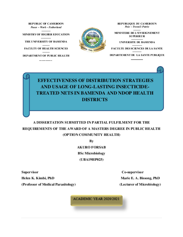 (PDF) EFFECTIVENESS OF DISTRIBUTION STRATEGIES AND USAGE OF LONG ...