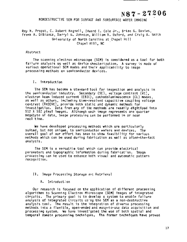 (PDF) Nondestructive SEM for surface and subsurface wafer imaging