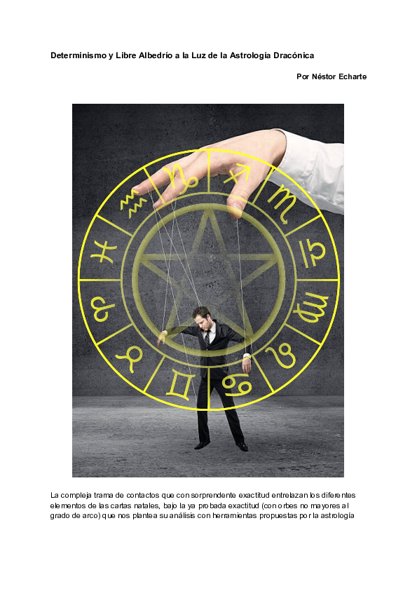 (PDF) Determinismo y Libre Albedrío a la Luz de la Astrología Dracónica