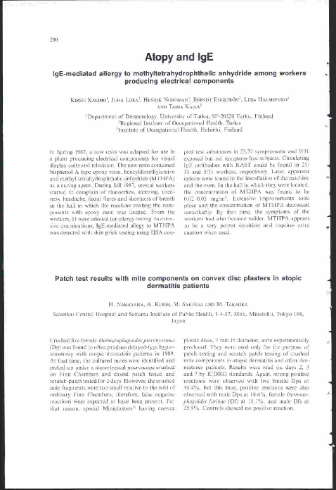 (PDF) Patch test results with mite components on convex disc plasters ...