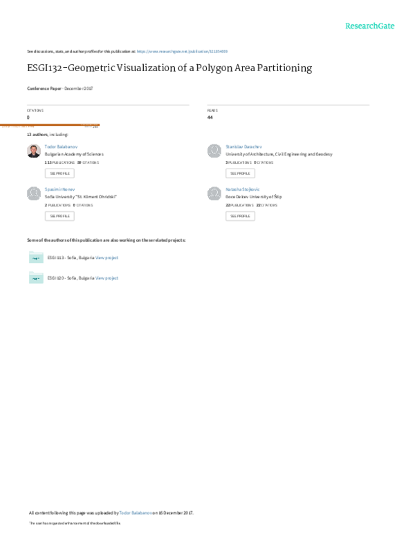 (PDF) Geometric Visualization of a Polygon Area Partitioning | Stanislav Darachev - Academia.edu