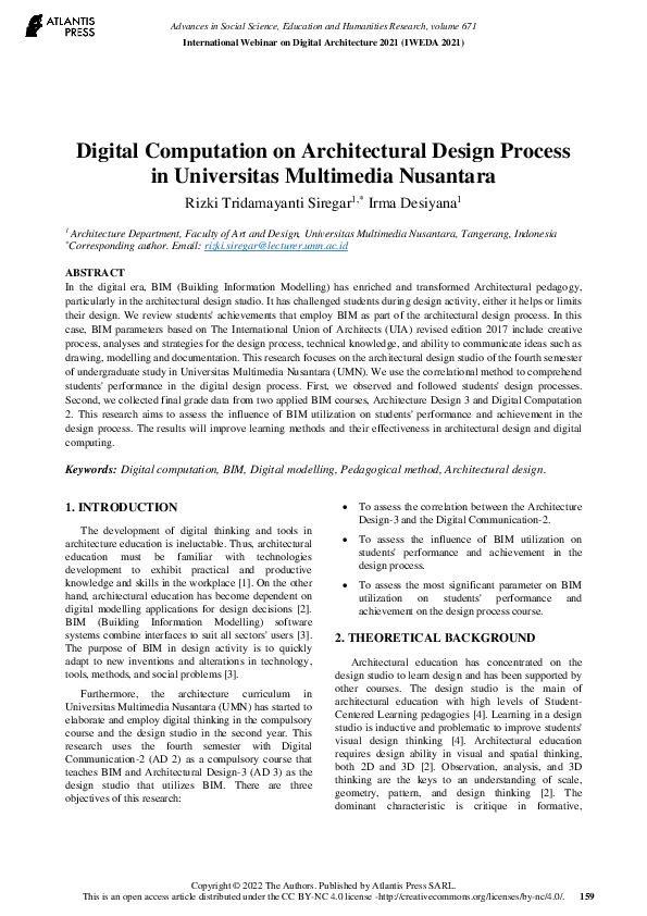 (PDF) Digital Computation on Architectural Design Process in ...
