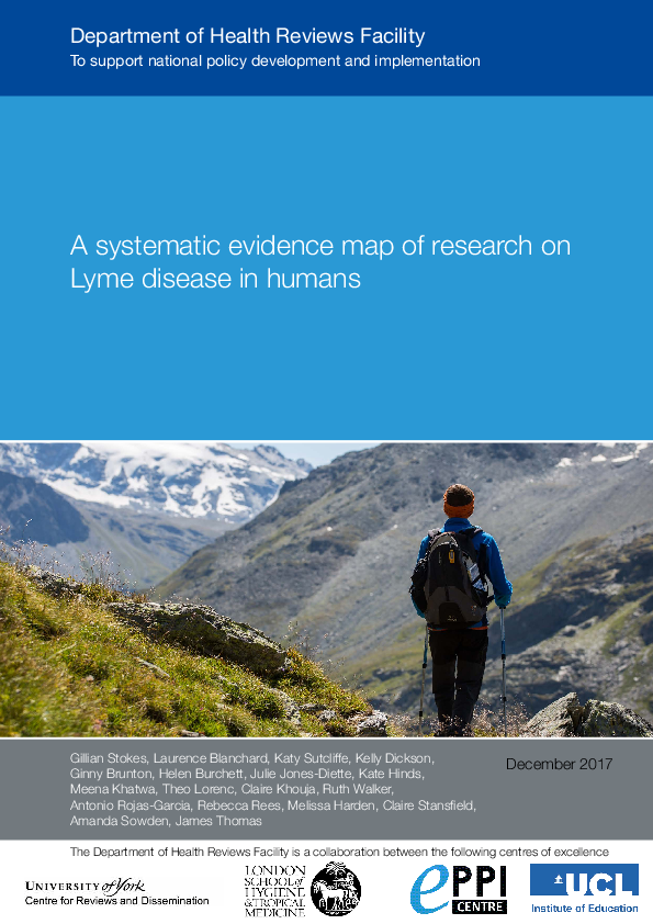 (PDF) A systematic evidence map of research on Lyme disease in humans ...