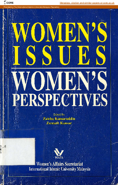 (PDF) Women's Issues: Women's Perspectives