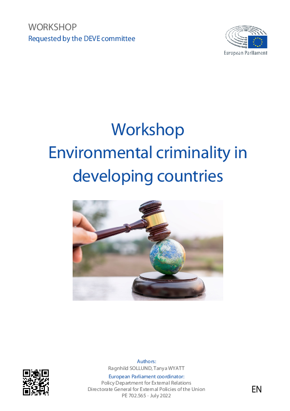 (PDF) Workshop Environmental criminality in developing countries