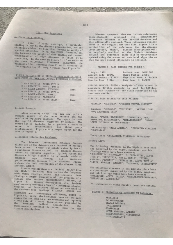 (PDF) Evolution of DXplain: a decision support system