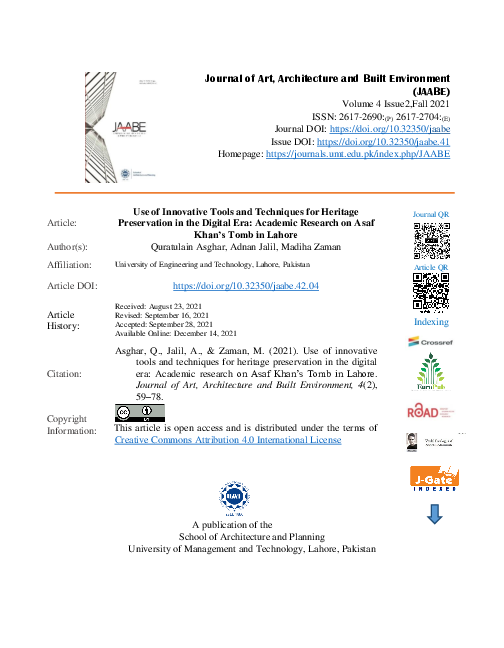 (PDF) Use of Innovative Tools and Techniques for Heritage Preservation ...