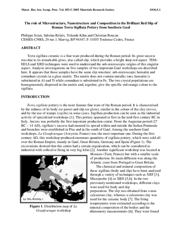 (PDF) The role of Microstructure, Nanostructure and Composition in the ...