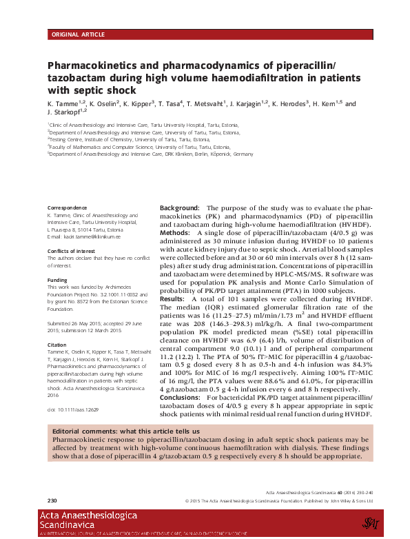 (PDF) Pharmacokinetics and Pharmacodynamics of Pipecuronium Bromide ...