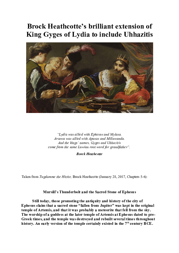 (DOC) Brock Heathcotte’s brilliant extension of King Gyges of Lydia to ...
