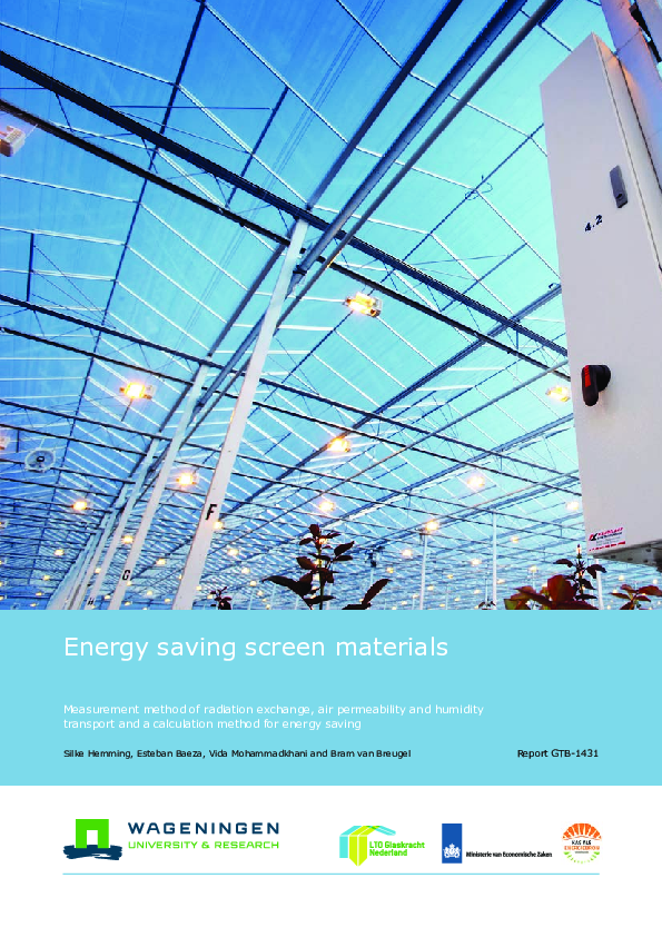 (PDF) Energy saving screen materials : measurement method of radiation ...