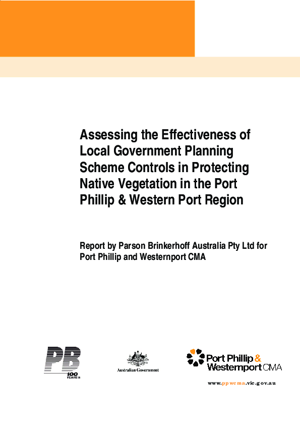 (PDF) Assessing the effectiveness of local government planning scheme ...
