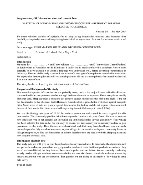 (PDF) MOESM1 of Assessing the impact of the addition of pyriproxyfen on ...