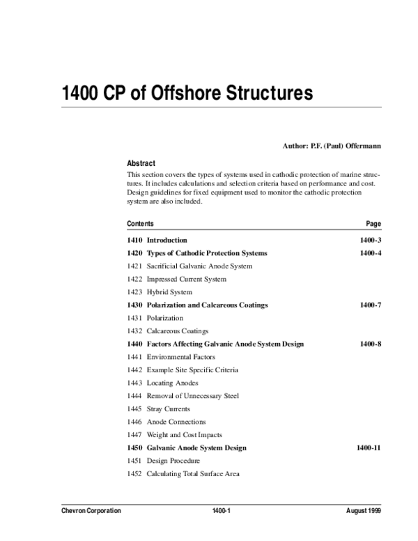 (PDF) 1400 CP of Offshore Structures