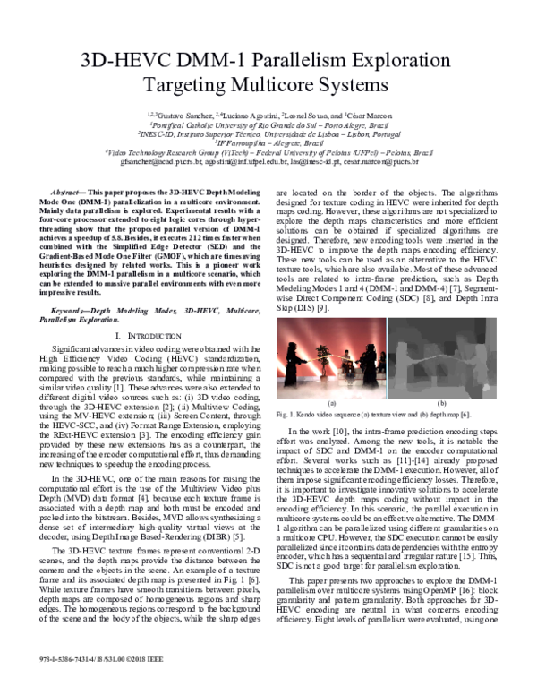 (PDF) 3D-HEVC DMM-1 Parallelism Exploration Targeting Multicore Systems