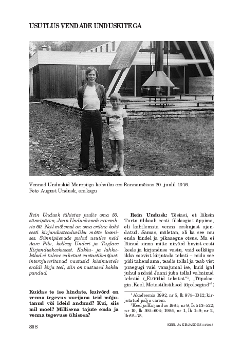 (PDF) Usutlus vendade Unduskitega