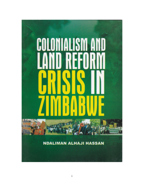 (PDF) Colonialism and Land Reform Crisis in Zimbabwe
