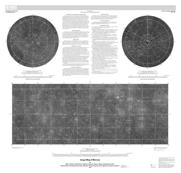 (PDF) Image mosaic and topographic maps of Mercury