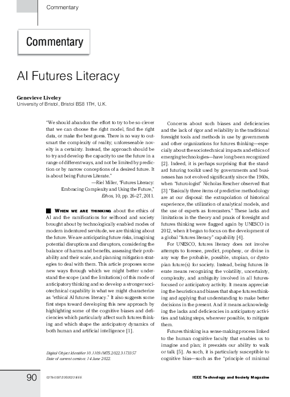 (PDF) AI Futures Literacy
