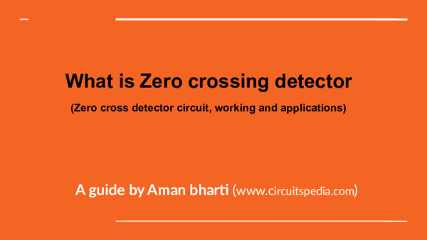 Ppt Zero Cross Detector