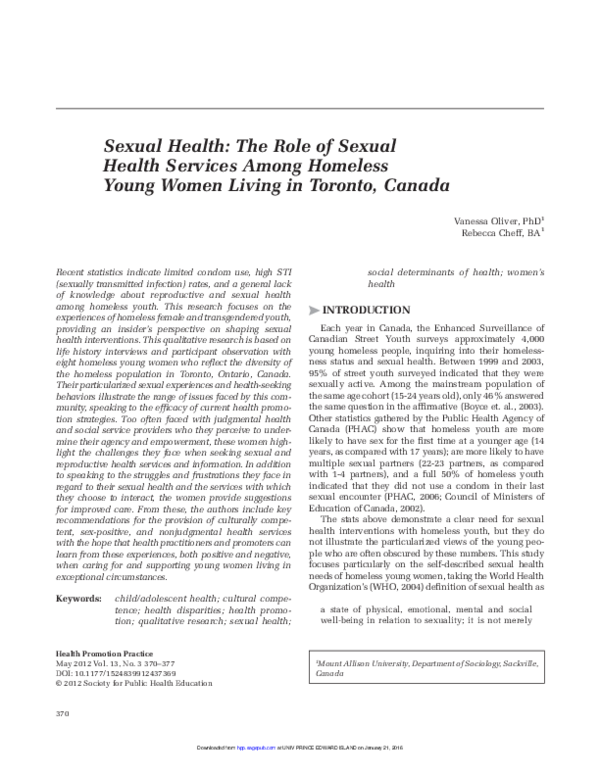 (PDF) Sexual Health