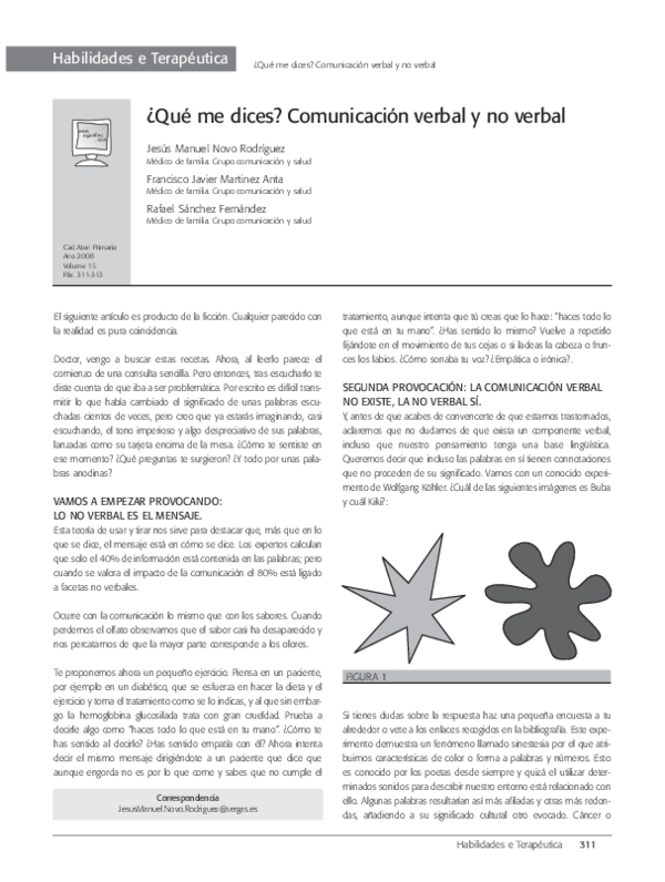 (PDF) ¿ Qué me dices?: comunicación verbal y no verbal