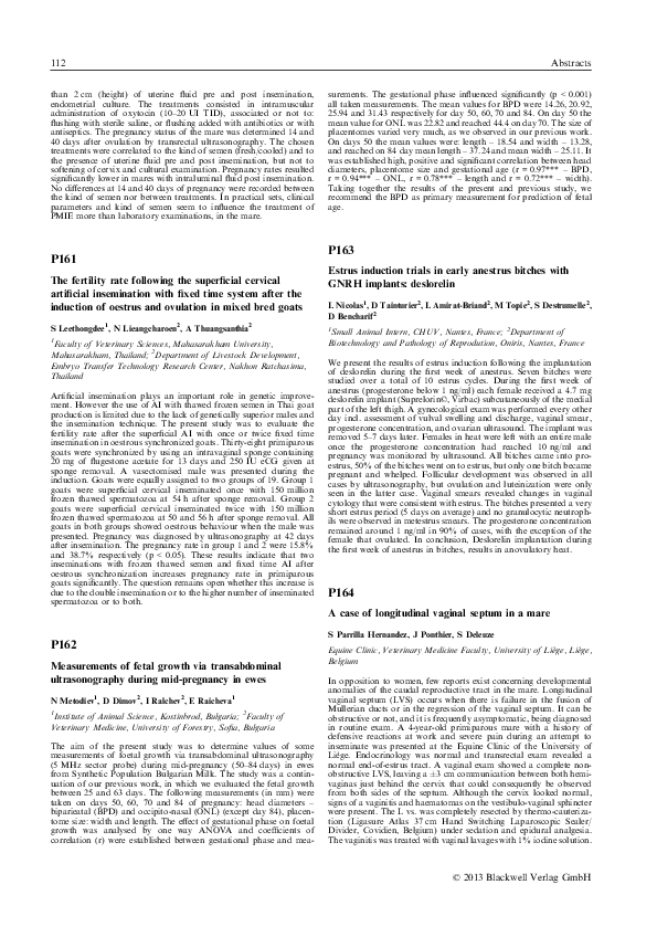 (PDF) A case of Longitudinal Vaginal Septum in a mare | Sonia Parrilla ...