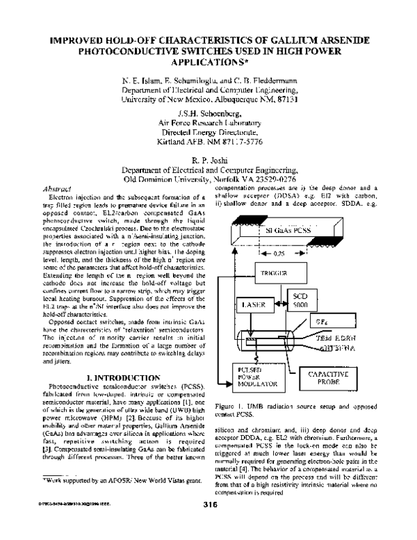(PDF) Improved hold-off characteristics of gallium arsenide ...