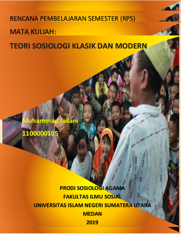(PDF) Teori Sosiologi Klasik Dan Modern