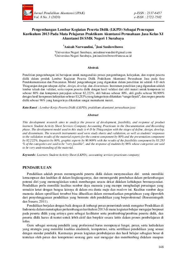 (PDF) Pengembangan Lembar Kegiatan Peserta Didik (Lkpd) Berbasis Konstruktivisme pada Pokok ...