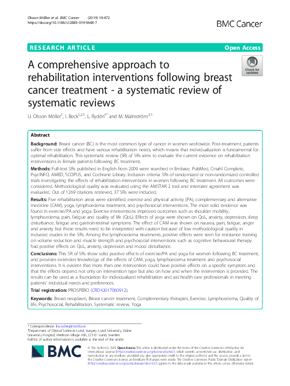 (PDF) A comprehensive approach to rehabilitation interventions ...