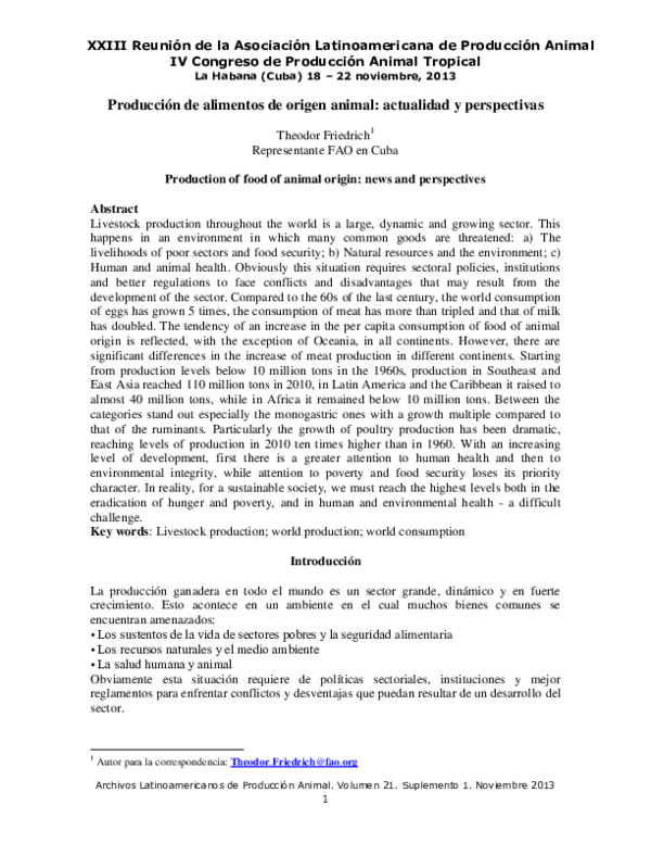 (PDF) Production of food of animal origin: news and perspectives