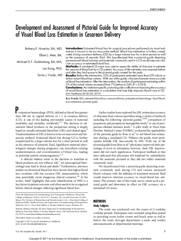 (PDF) Development and Assessment of Pictorial Guide for Improved ...