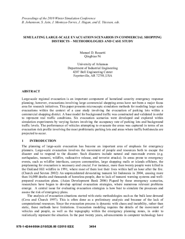 (PDF) Simulating large-scale evacuation scenarios in commercial shopping districts ...