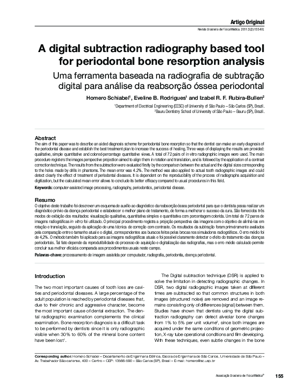 (PDF) A digital subtraction radiography based tool for periodontal bone ...