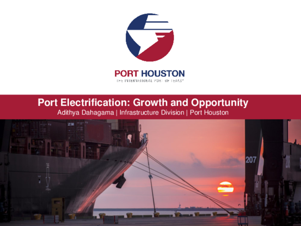 (PDF) Port Electrification: Growth and Opportunity