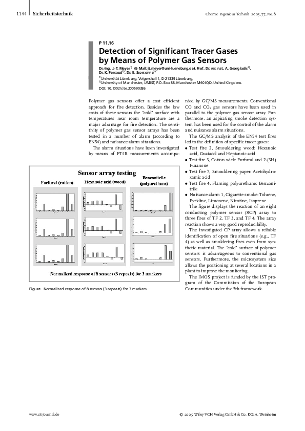 (PDF) Detection of Significant Tracer Gases by Means of Polymer Gas ...