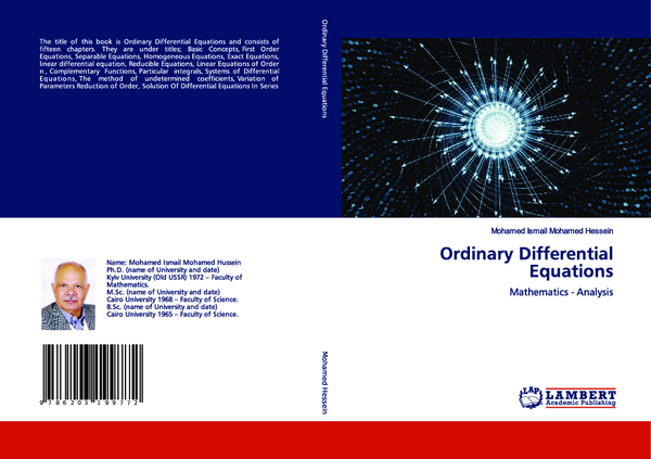 (PDF) Ordinary Differential Equations