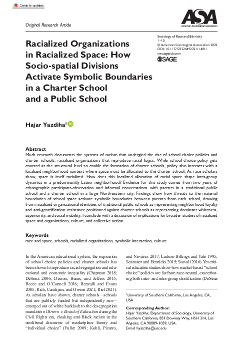 (PDF) Racialized Organizations in Racialized Space: How Socio-spatial ...