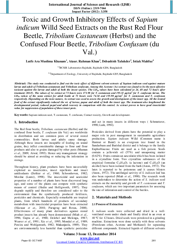 (PDF) Licensed Under Creative Commons Attribution CC BY Toxic and ...