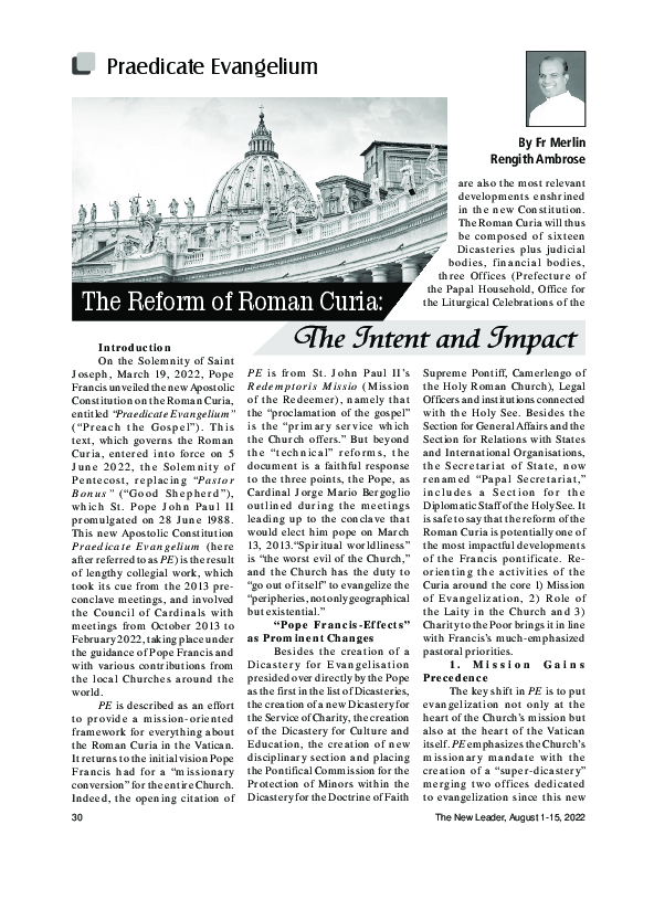 (PDF) Praedicate Evangelium