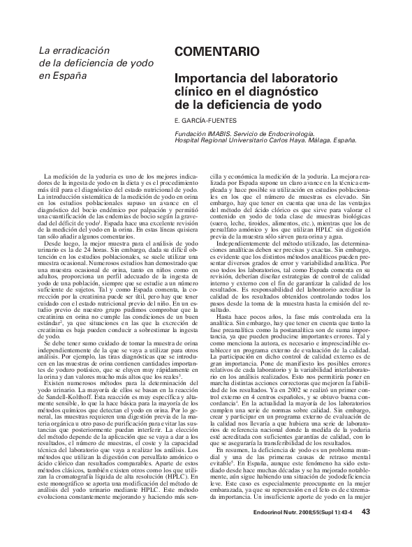 (PDF) Importancia del laboratorio clínico en el diagnóstico de la ...
