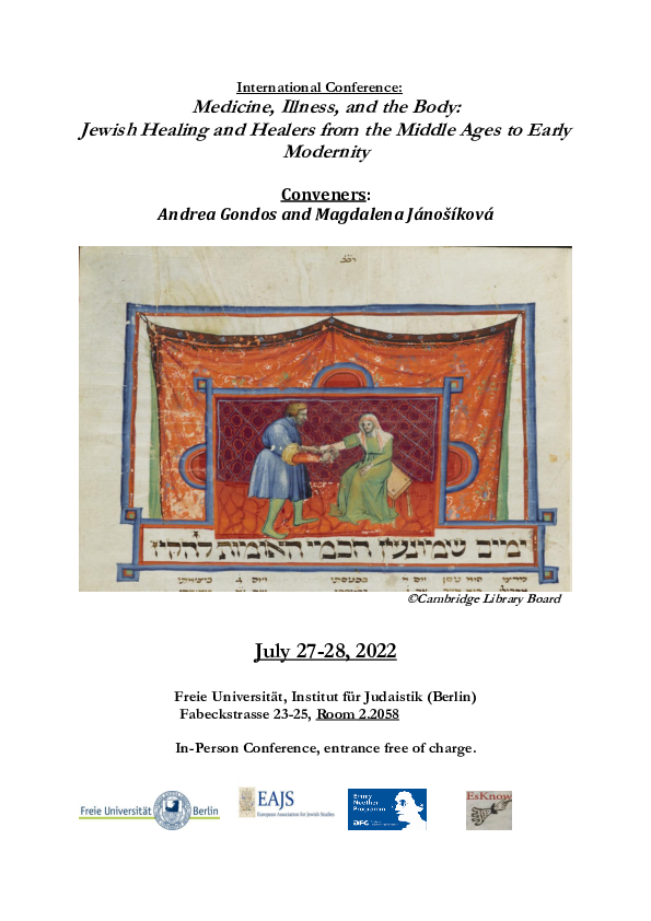 (PDF) Medicine, Illness, and the Body: Jewish Healing and Healers from ...