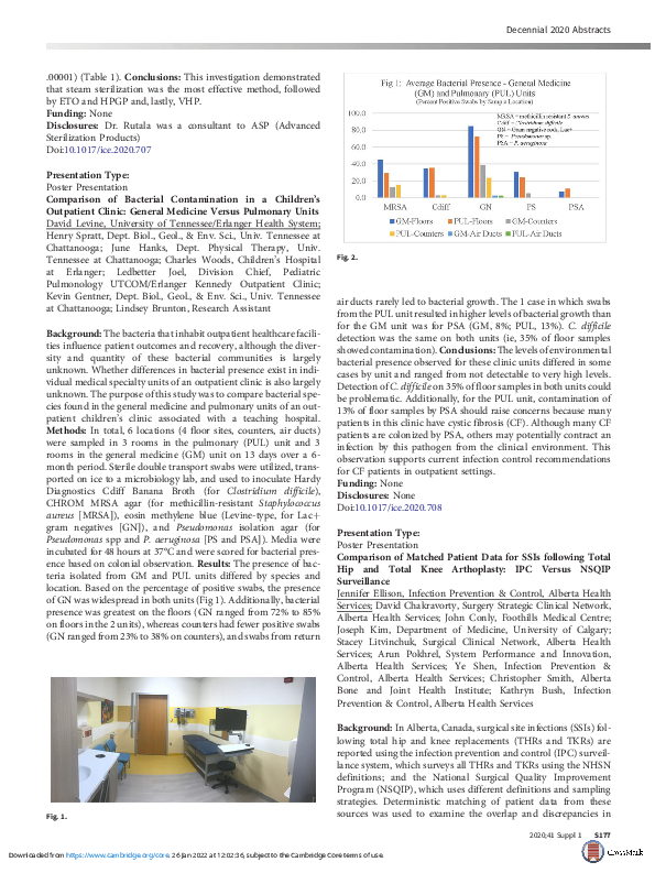 (PDF) Comparison of Bacterial Contamination in a Children’s Outpatient ...