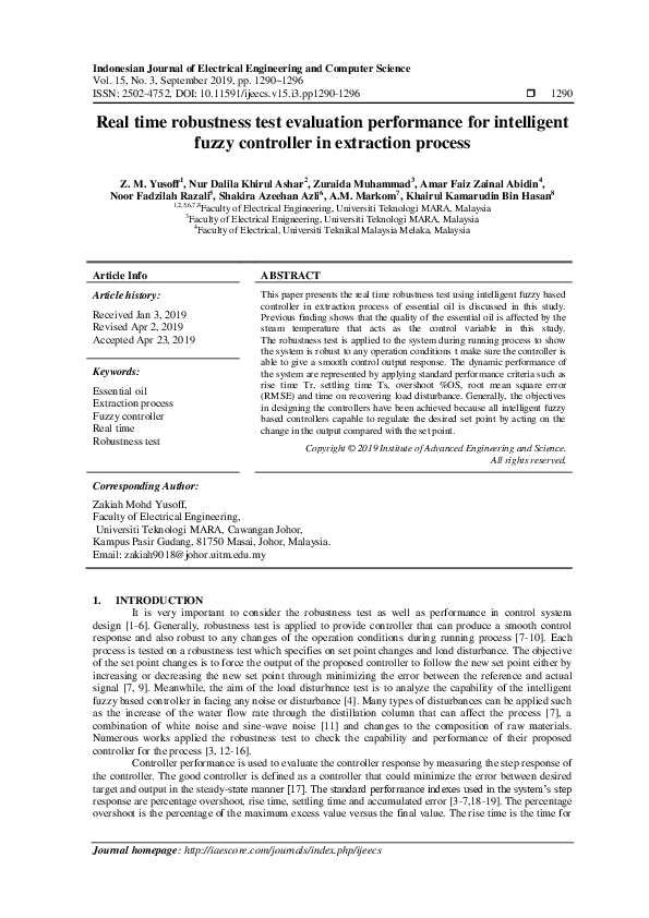 (PDF) Real time robustness test evaluation performance for intelligent ...