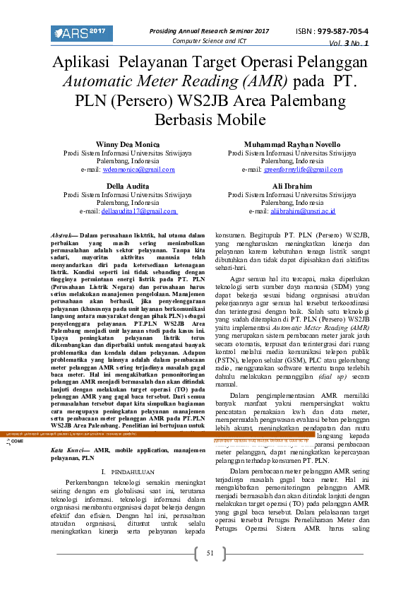 (PDF) Aplikasi Pelayanan Target Operasi Pelanggan Automatic Meter ...