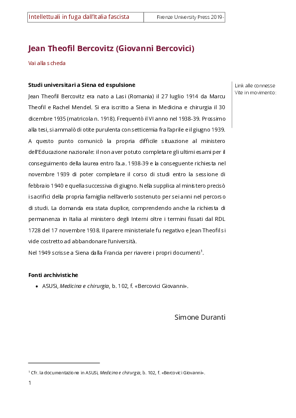 (PDF) Jean Theofil Bercovitz