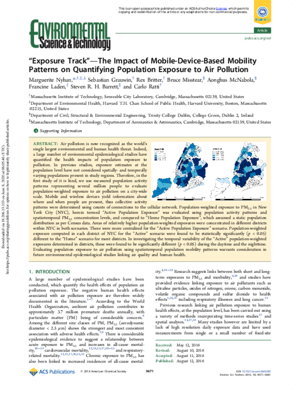 (PDF) Exposure Track"-The Impact of Mobile-Device-Based Mobility ...